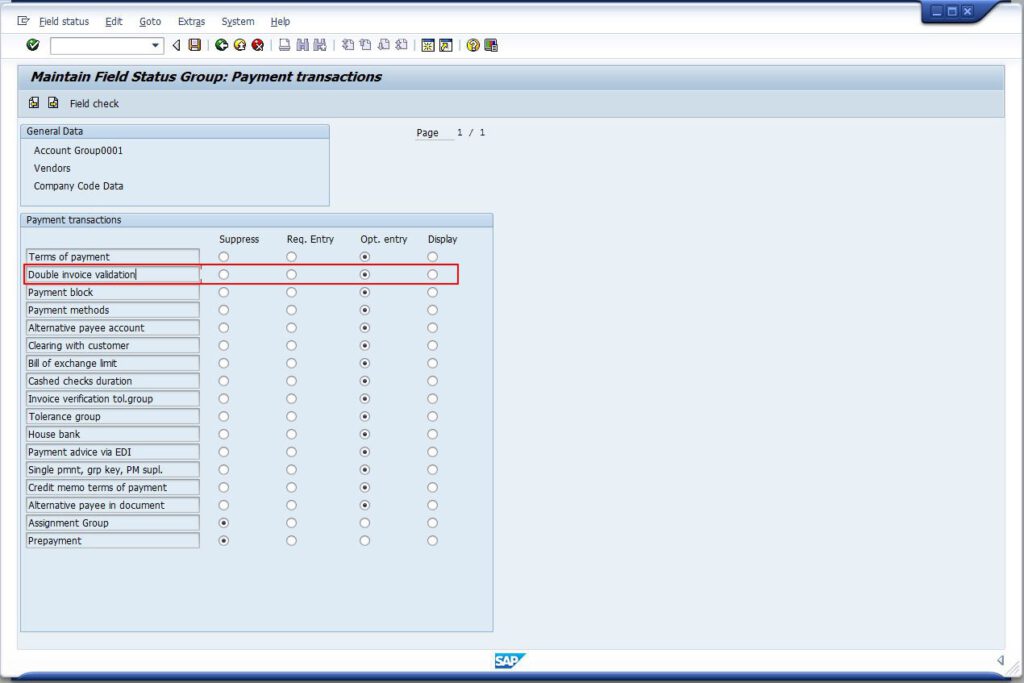 How To Prevent Duplicate Payments In Sap With The Internal Control